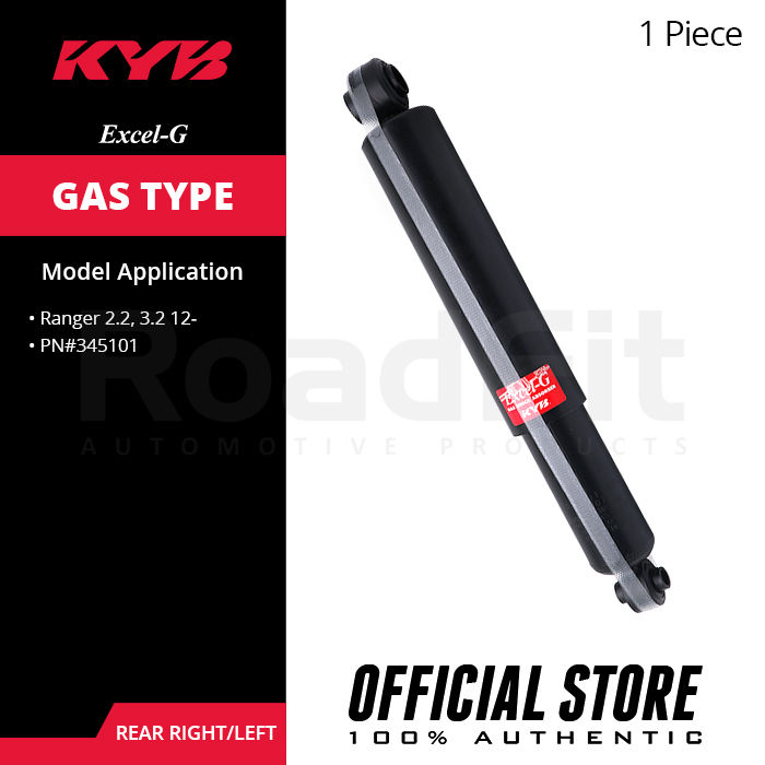 KYB Excel-G Gas Shock Absorber for Ford Ranger 2.2, 3.2 '12-, Rear, 1PC ...