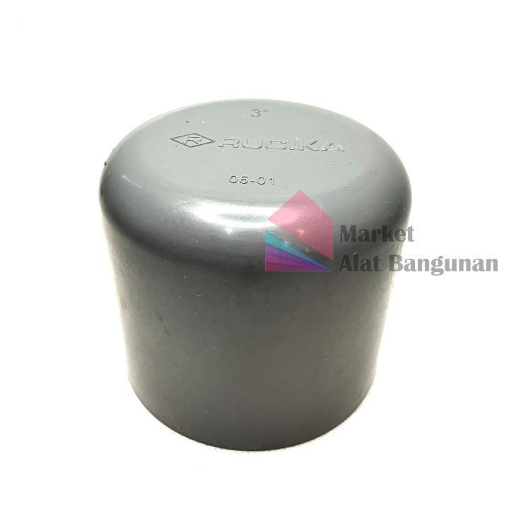 Dop RUCIKA D 3" / Tutup Pipa Paralon PVC 3 Inci / Dof Pipa 3 Inch / Cap ...