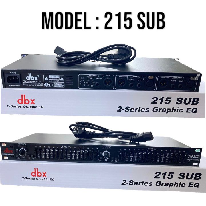 Equalizer DBX 215 Sub/ 215Sub/ 215-Sub Subwoofer | Lazada Indonesia