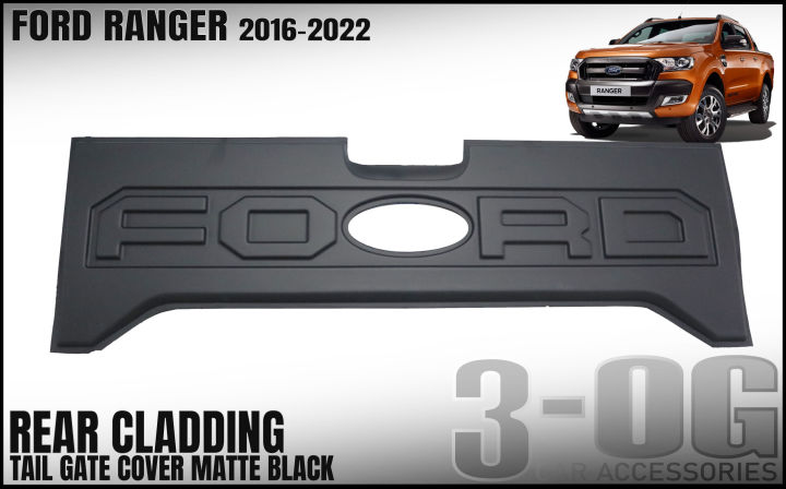 ford ranger 2016 to 2022 rear cladding with hole / tail gate cladding ...