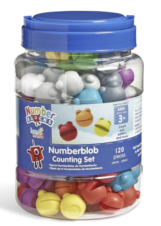 Numberblocks Numberblob Counting Set, 120 Math Counters for Kids, Color ...
