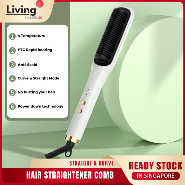 Electric Hair Comb with Four Temperatures / SG-plug Instant Heats Safe ...