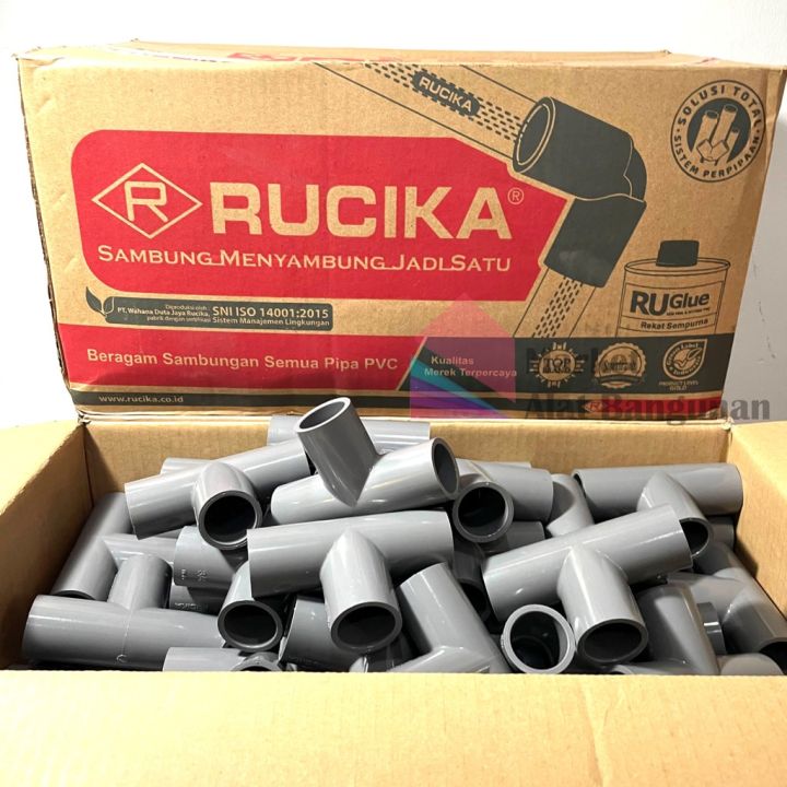 Tee 3/4“ PVC RUCIKA AW / T 3/4 Inci Fitting PVC RUCIKA AW / Sambungan ...