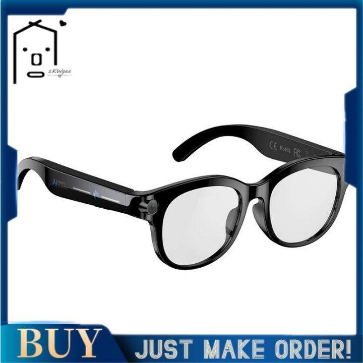 AI Smart Glasses 2MP Camera Glasses Real-Time Translation Bluetooth ...