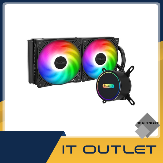ชุดระบายความร้อนซีพียู PcCOOLER GI-CX240 ARGB | Lazada.co.th