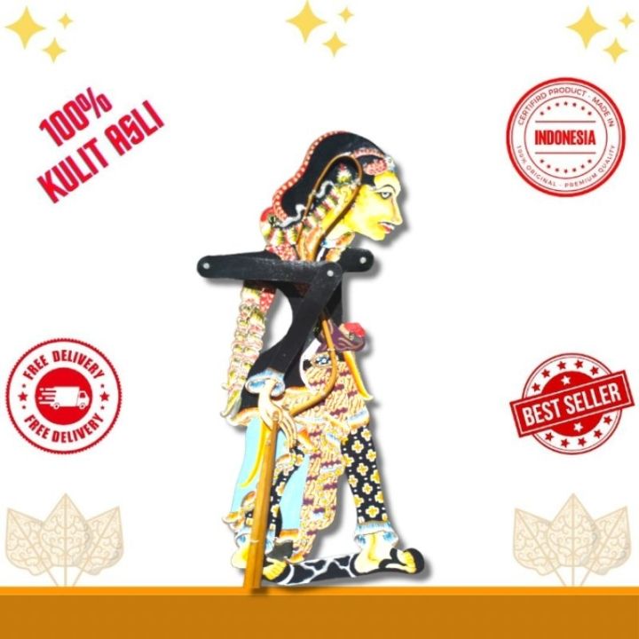 Wayang Kulit Sapi ASLI Sunan Kalijaga Alusan Ukuran Standar Pabrik ...