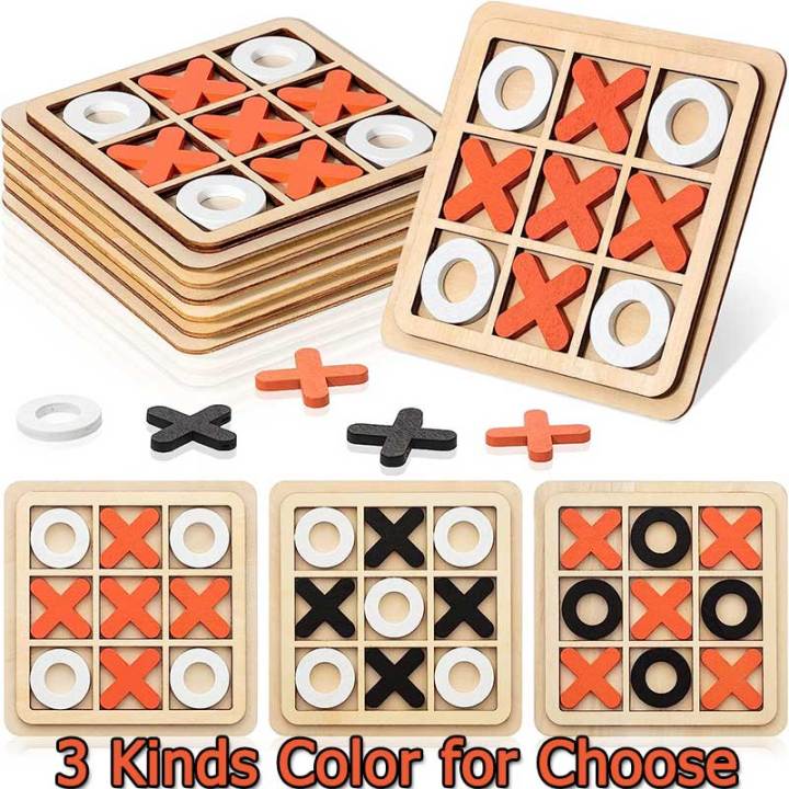 XO Tic Tac Toe Board Game Educational Toys for Kids Toys Puzzle Leisure ...