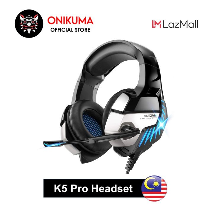ONIKUMA K5 PRO Ultimate Gaming Headset Deep Bass Stereo Gaming ...