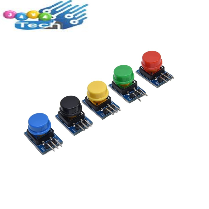 Modul Saklar Tekan 3 Pin Momentary Tactile Switch Push Button 12mm ...