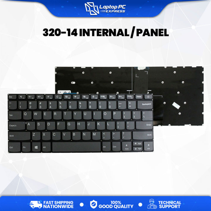 LPCE Laptop Keyboard 320-14 Compatible with Lenovo IdeaPad 320-14 320 ...