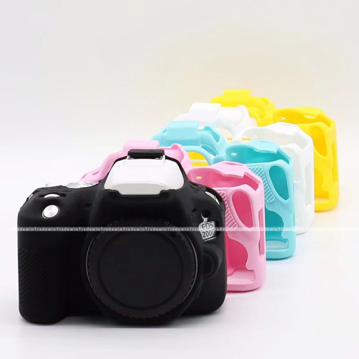 Canon EOS 200Dii Soft Silicone Camera Body Case For Canon EOS 200D Mark ...