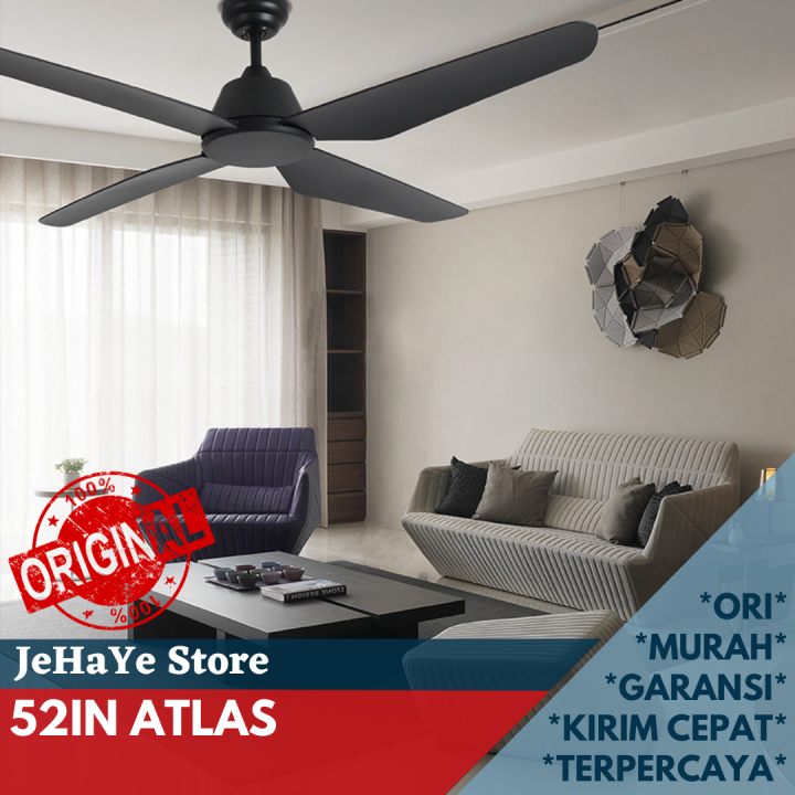 MT Edma, 52in Atlas, Kipas Angin Gantung Plafond, Remote Control ...