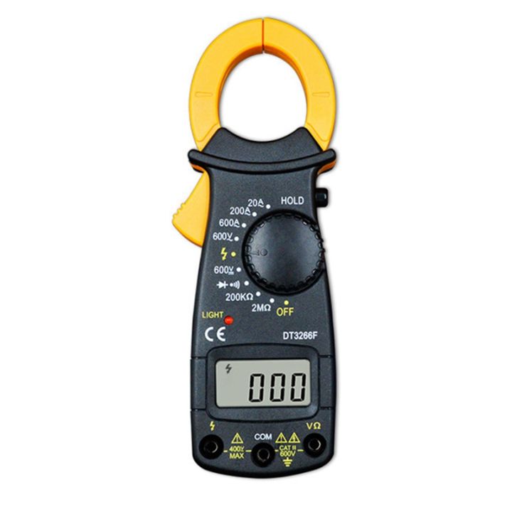 (FVPC) 1 Piece Digital Amper Clamp Meter Voltmeter Ammeter 600A AC/DC ...