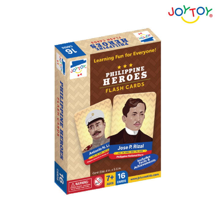 JOYTOY Philippine Heroes Flash Cards | Lazada PH