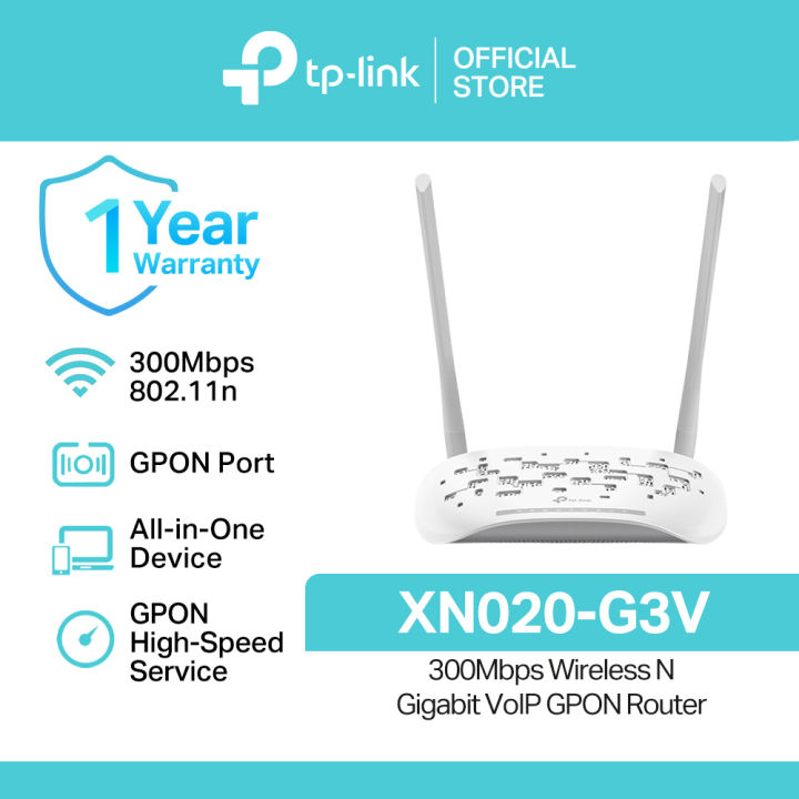TP-Link XN020-G3v 300Mbps Wireless N Gigabit VoIP GPON Router | Wi-Fi ...
