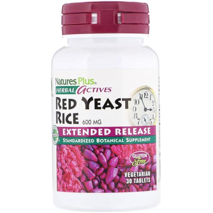 Nature's Plus, Herbal Actives, Red Yeast Rice, 30 Tablets (reduce LDL ...