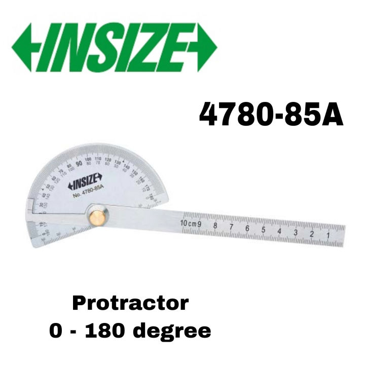 [READY STOCK] INSIZE STAINLESS STEEL PROTRACTOR 0-180º (4780-85A ...