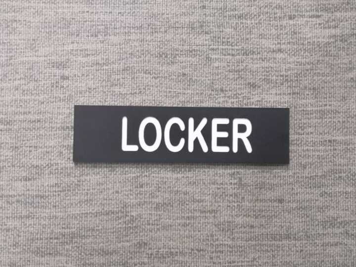 Electrical DB, Cabinet & Equipment Name Tag (Accept Custom Made)1-12Pcs ...