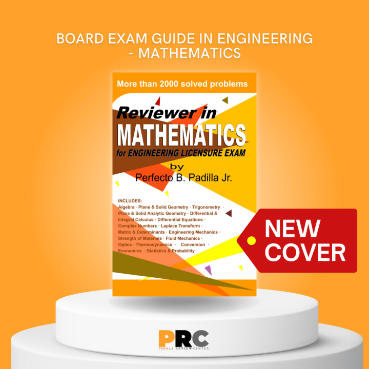 Perfecto B. Padilla Jr. Mathematics Review Book for Engineering Board Exam | Lazada PH