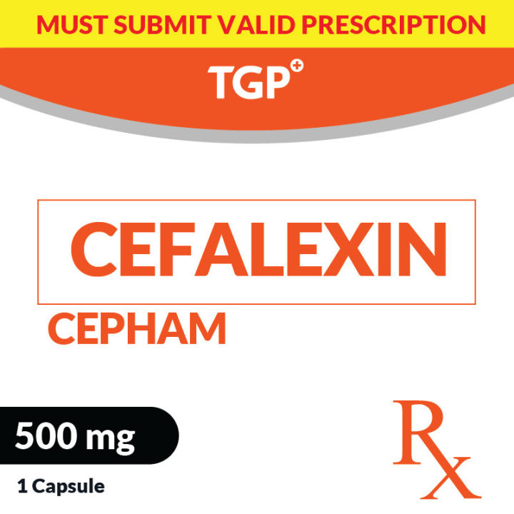 Rx: CEPHAM Cefalexin 500mg Capsule | Lazada PH