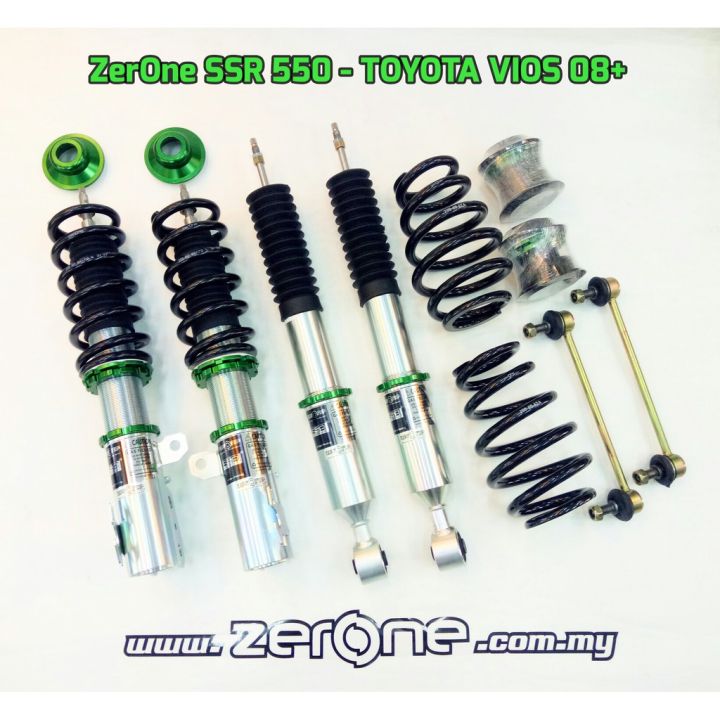 Toyota Vios NCP93 2008-2012 - ZERONE SSR550 Fully Adjustable Suspension ...