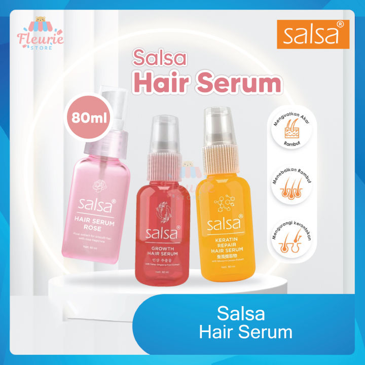 SALSA Hair Serum Perfum Spray Rose / Keratin / Growth 80ml - Serum ...