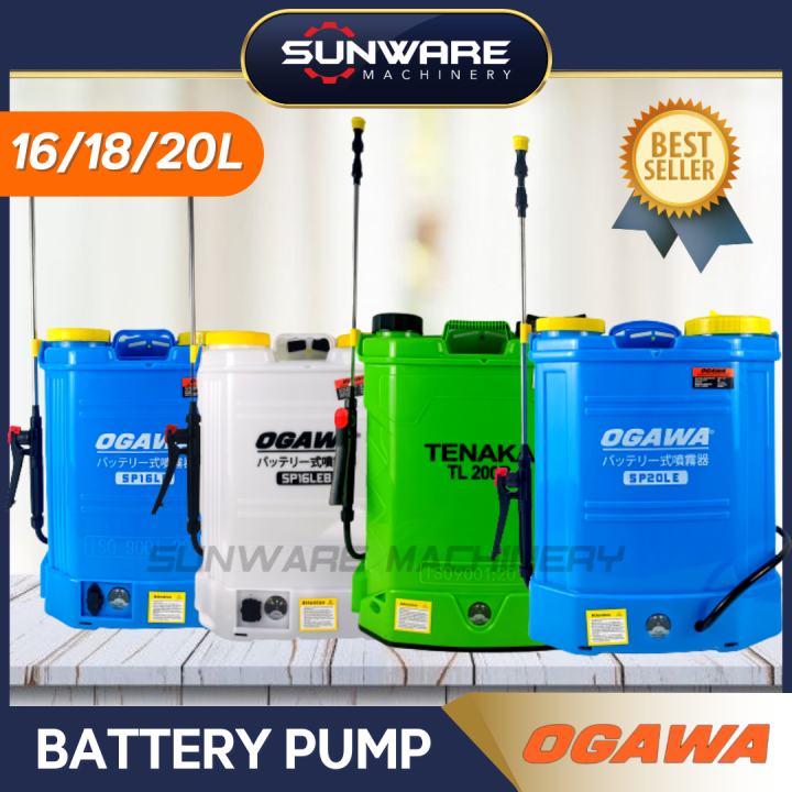 OGAWA BATTERY PUMP 16L/18L/20L Knapsack Battery Sprayer Pump / Pam ...