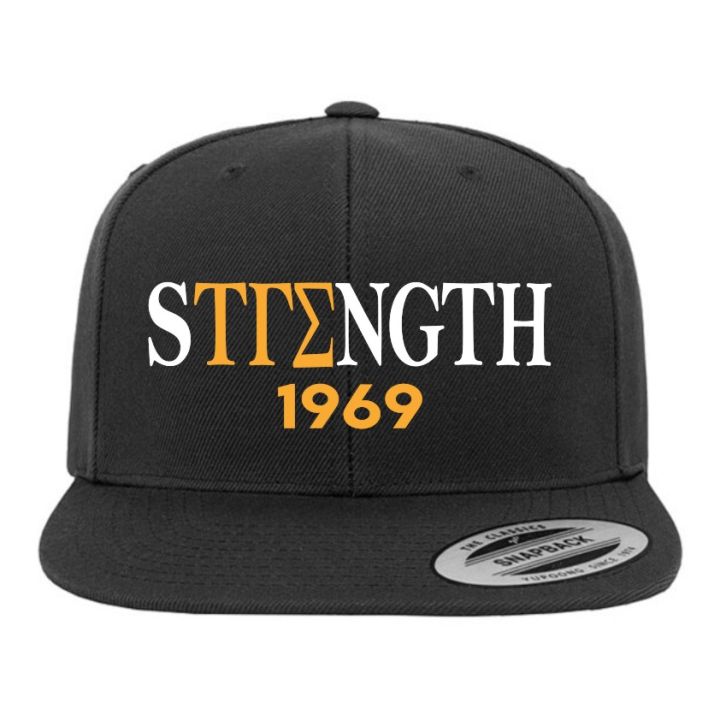 TAU GAMMA SIGMA STRENGTH FLAT BRIM CAP | Lazada PH