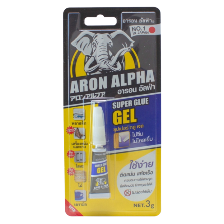 Aron Alpha อารอน อัลฟ่า ซุปเปอร์กลู เจล Super Glue GEL | Lazada.co.th