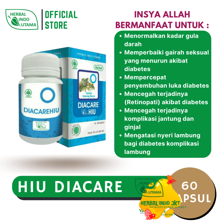 HIU DIACARE |Obat Herbal Diabetes | Lazada Indonesia