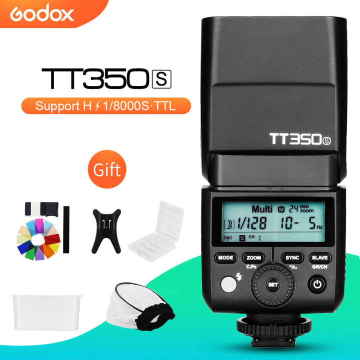 Godox TT350 TT350S GN36 HSS 1 / 8000s TTL 2.4G Wireless X System Camera Speedlite for Sony ...