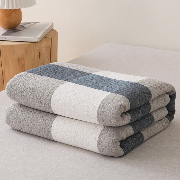Muji Style Gauze Cotton Blanket Quee Size Super King Air Conditioning Blankets Home Sofa Blanket ...
