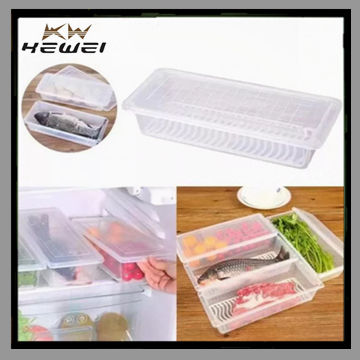 KEWEI Kitchen Rectangular Refrigerator Drain Fresh-keeping Box Food ...