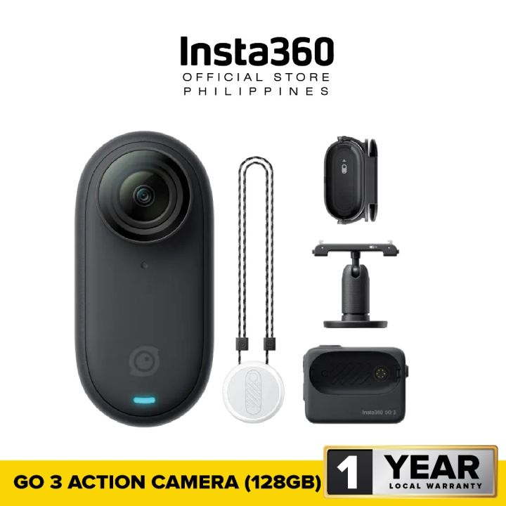 Insta360 GO 3 Midnight Black (128GB) | Lazada PH