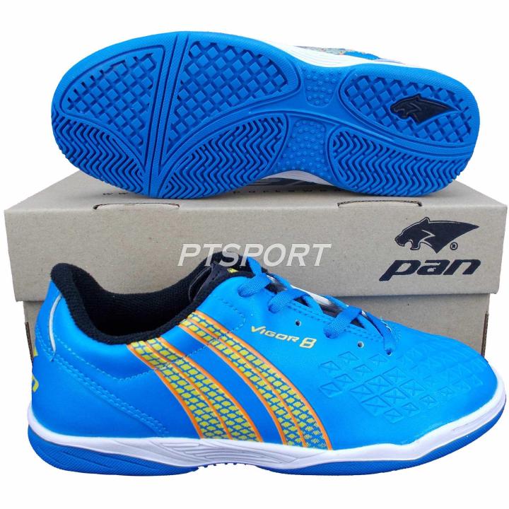 รองเท้ากีฬา รองเท้าฟุตซอล PAN PF-14X8 VIGOR 8 S ELVALOY น้ำเงินส้ม ...