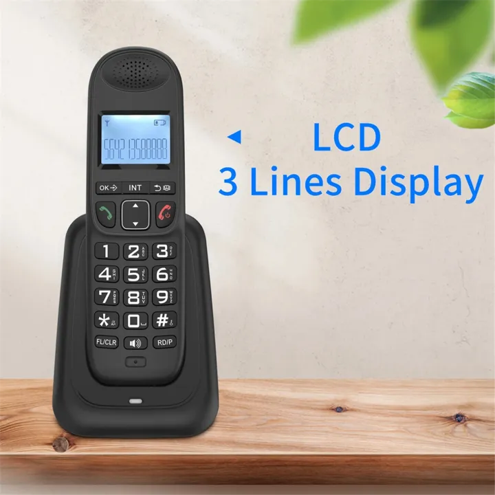 Expandable Cordless Telephone Handheld Telephone Digital Cordless ...