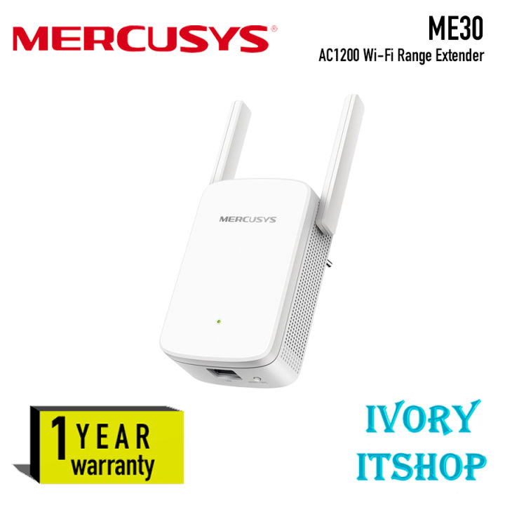 Mercusys ME30 AC1200 Wi-Fi Range Extender ME30/ivoryitshop | Lazada.co.th