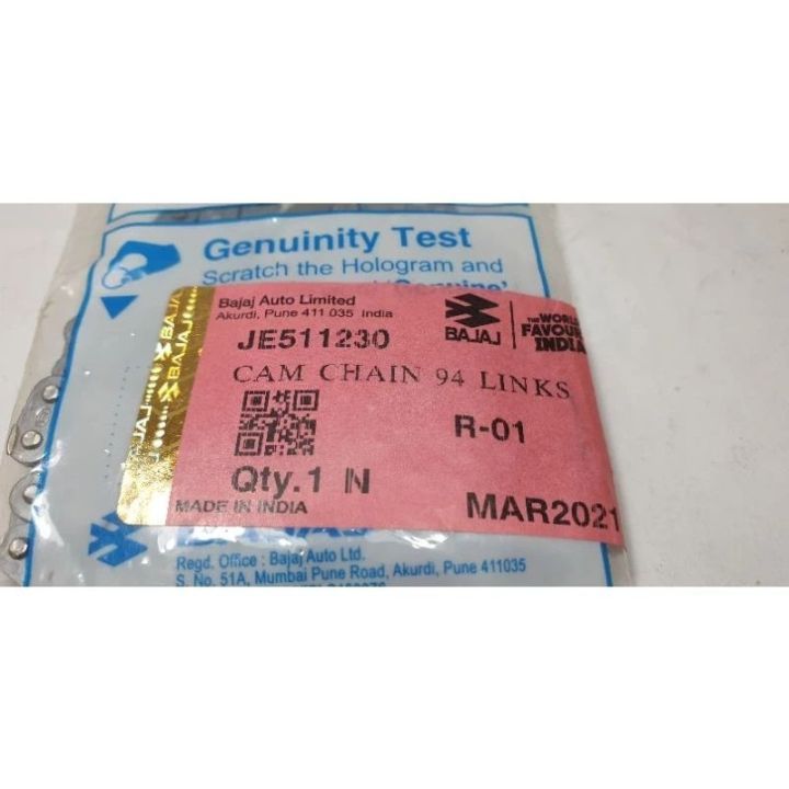 Original Timing Chain 94L Rouser135, CT125 Kawasaki Genuine7Authentic ...