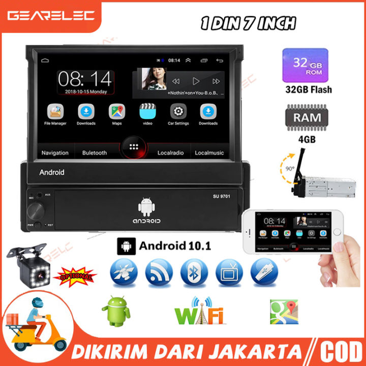 [Stok Lokal] Android 10.1 Radio Mobil 7 Inch 4GB RAM 32GB ROM Layar ...