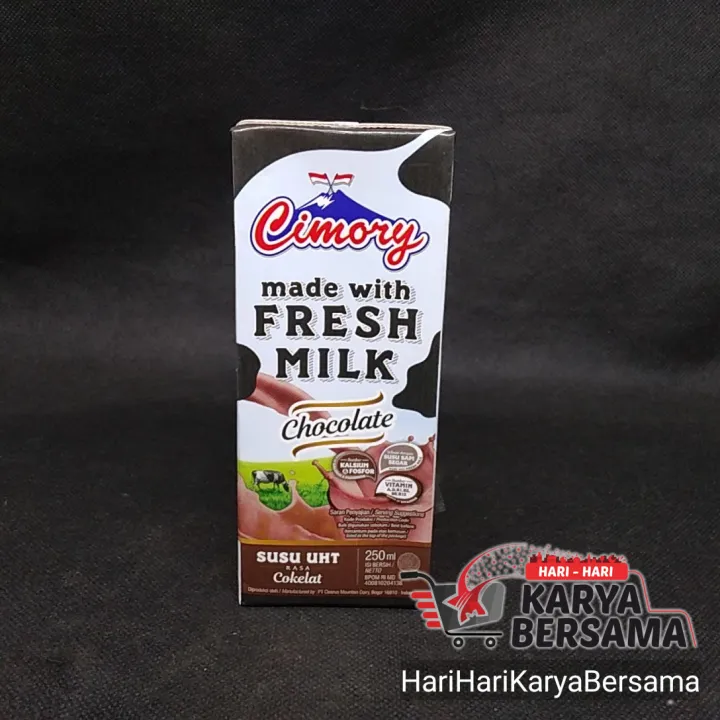 MINUMAN CIMORY SUSU UHT FRESH MILK CHOCOLATE 250ML | Lazada Indonesia