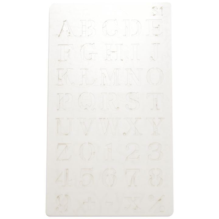 12 Pcs Alphabet Stencils Reusable Letter Painting Stencils Plastic DIY ...