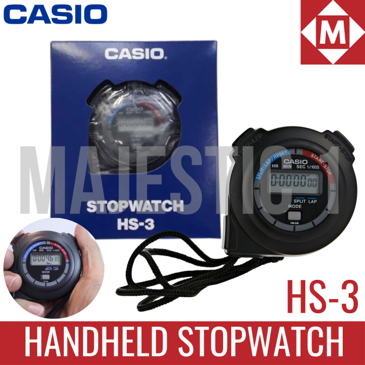 Casio Handheld Stopwatch Timer HS-3V-1R / HS-3 | Lazada PH