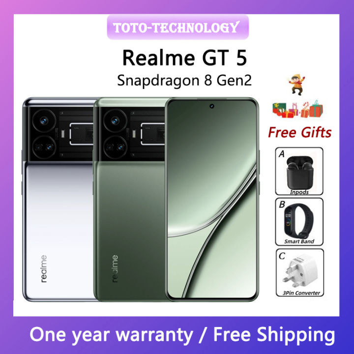 【Un Lock】Realme GT 5 / Snapdragon 8 Gen2/X7 Display Chip /6.74 inches/Global Rom | Lazada