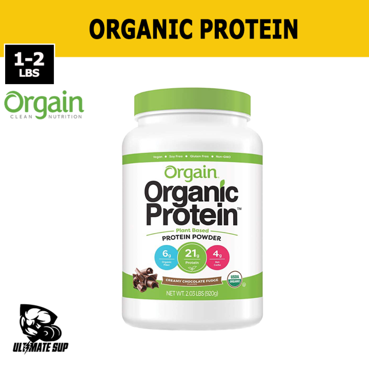 Orgain Organic Plant Based Protein Powder, Vanilla Bean - Vegan, Low ...