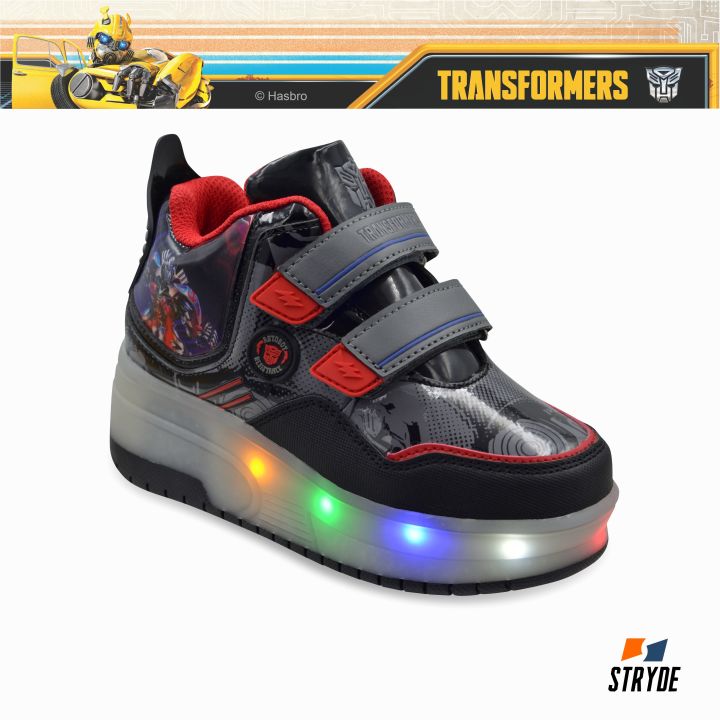 Hasbro Transformers Skate LED Shoes Picassus Red | Lazada PH