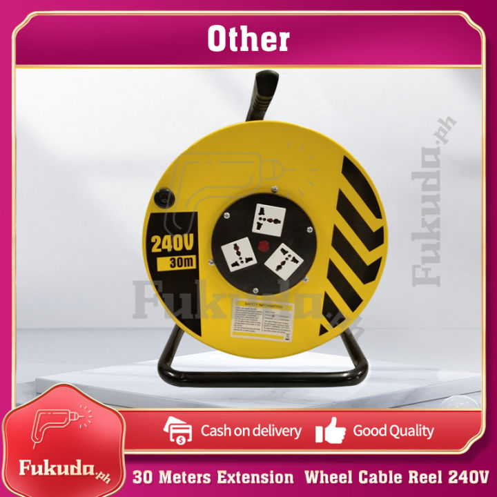 30 meters Extension Wheel Cable Reel | Lazada PH