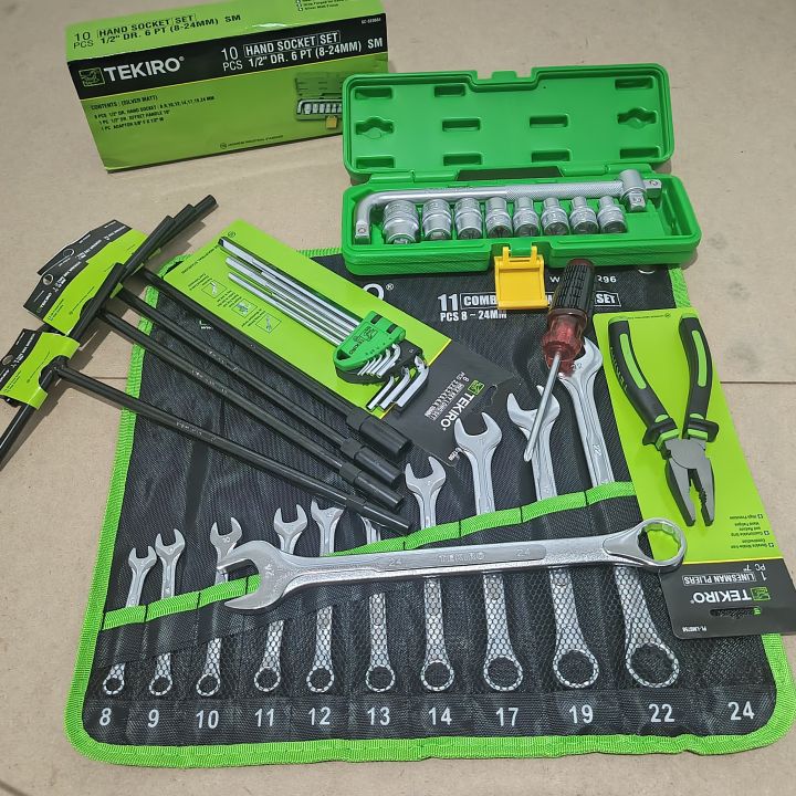 TEKIRO Kunci Lengkap full set / Alat Bengkel Murah / Tools / Peralatan Bengkel | Lazada Indonesia