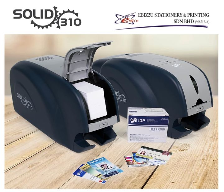 High Quality IDP SOLID ID Card Printer 310S (Single) Border Less ...
