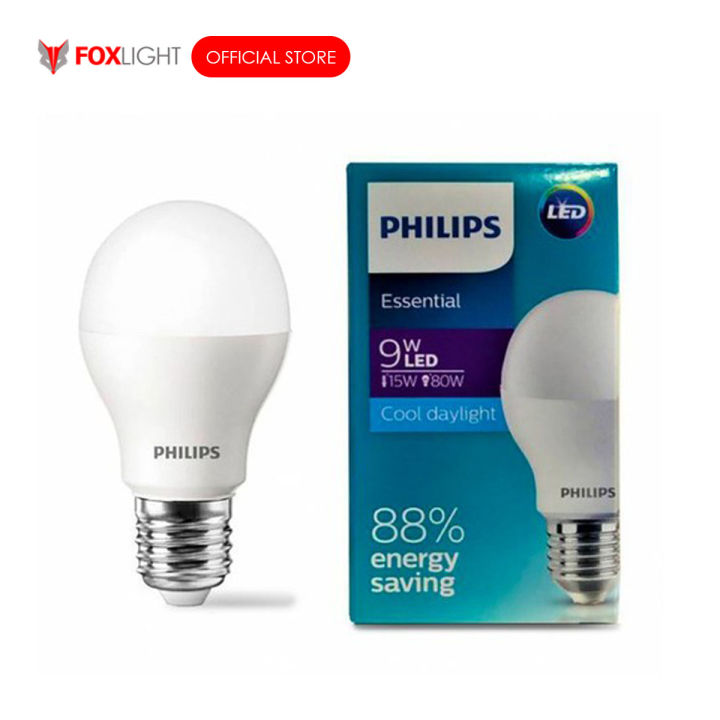 FXL PHILIPS ESSENTIAL LED BULB 9 WATTS DAYLIGHT/WARMWHITE | Lazada PH