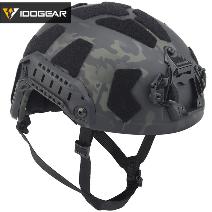 IDOGEAR Tactical FAST Helmet SF Style SUPER High Cut FAST Helmet 7.5mm ...